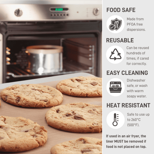 Bake-O-Glide® Non Stick, Reusable, Cooking & Baking Liner (5 sizes)
